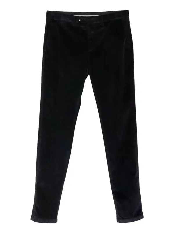 Canali Corduroy Trousers - Black