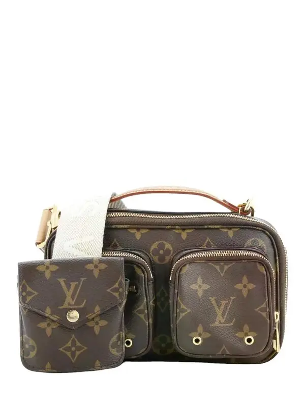 LOUIS VUITTON Utility Monogram Canvas Crossbody Bag - Brown