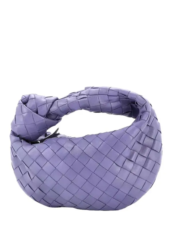 Bottega Veneta Intrecciato Nappa Mini Hobo Bag - Purple