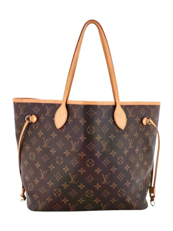 LOUIS VUITTON Neverfull Nm Monogram Canvas Tote Bag - Brown