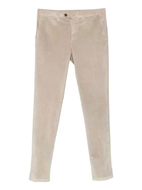 Canali Corduroy Trousers - Neutrals