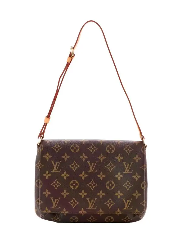 LOUIS VUITTON Musette Tango Monogram Canvas Shoulder Bag - Brown
