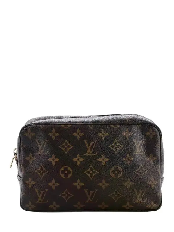 LOUIS VUITTON Trousse Toiletry Monogram Canvas 23 Pouch - Brown