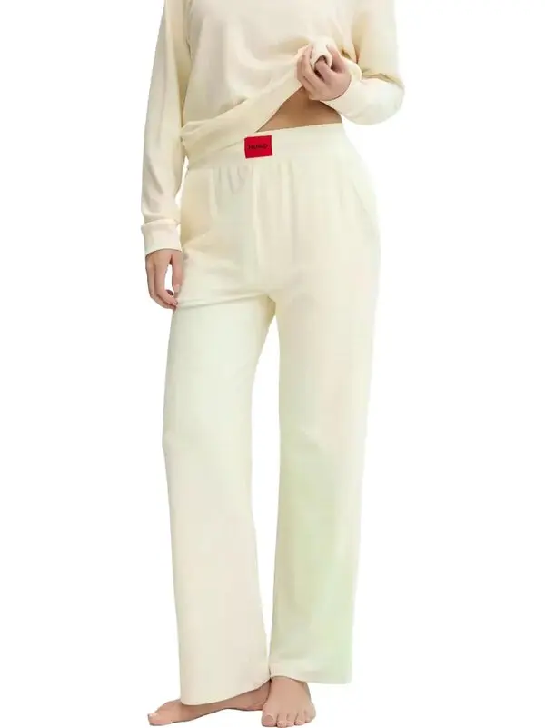 Hugo Logo-patch Trousers - Neutrals