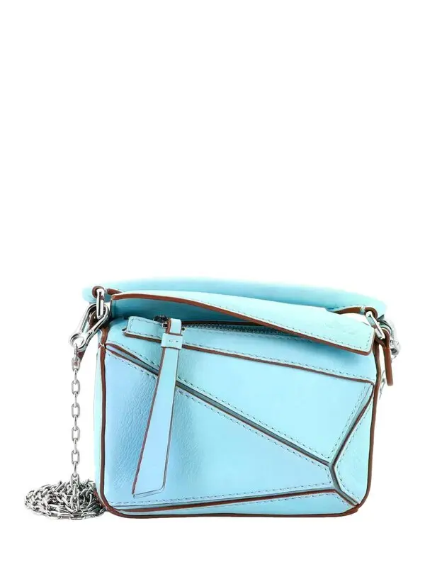 Loewe Puzzle Nano Crossbody Bag - Blue