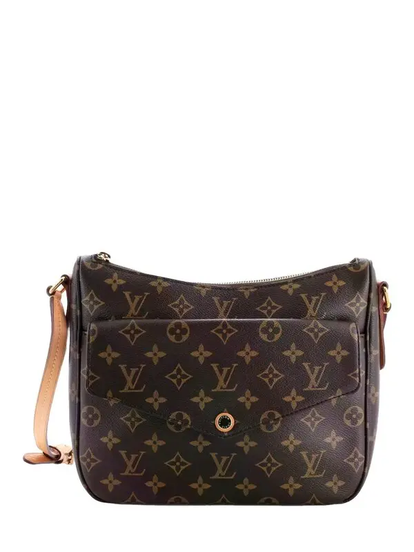 LOUIS VUITTON Mabillon Monogram Canvas Shoulder Bag - Brown