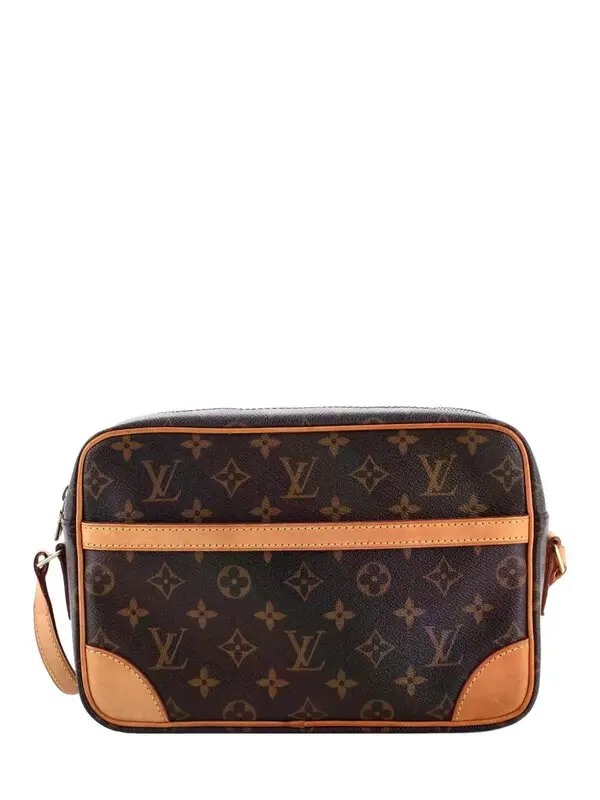 LOUIS VUITTON Trocadero 27 Monogram Canvas Crossbody Bag - Brown