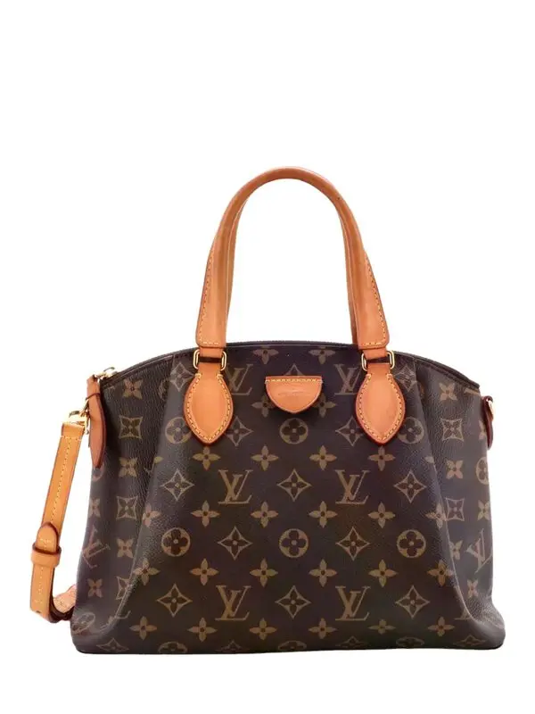 LOUIS VUITTON Rivoli Handbag Monogram Canvas Pm Satchel - Brown