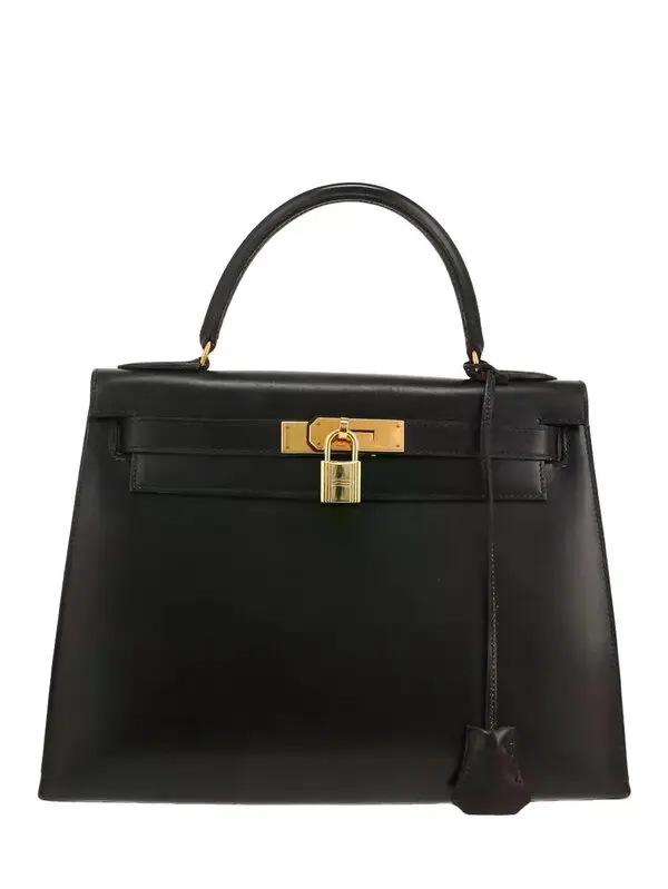 Hermès 1988 Kelly 28 Tote Bag - Black