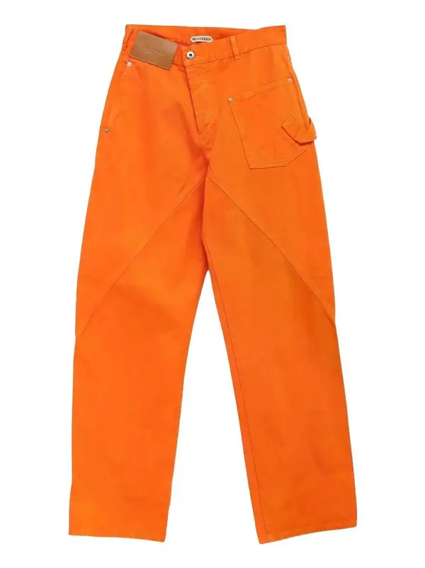 JW Anderson Logo-patch Jeans - Orange