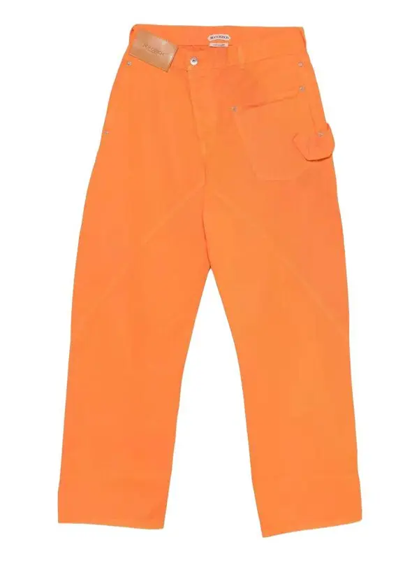 JW Anderson Logo-patch Jeans - Orange