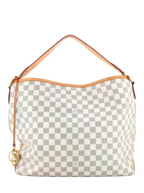 LOUIS VUITTON Delightful Nm Handbag Damier Mm - White
