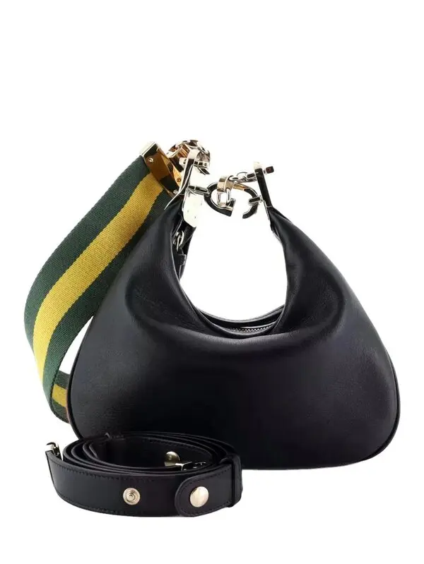 Gucci Attache Small Leather Shoulder Bag - Black