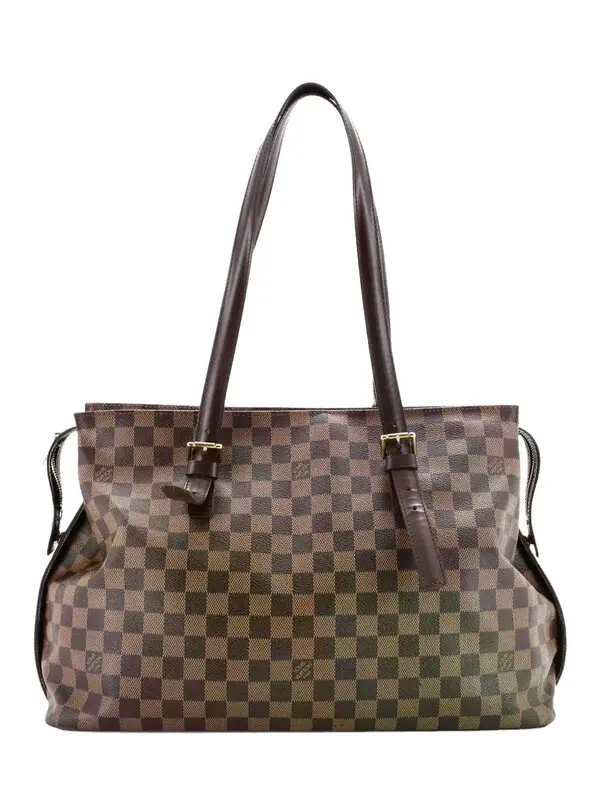 LOUIS VUITTON Chelsea Handbag Damier Tote Bag - Brown