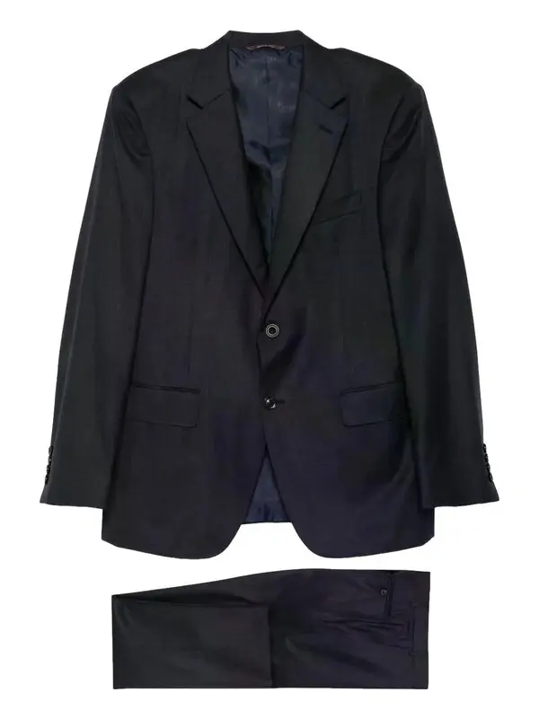 Canali Single-breasted Suit - Blue