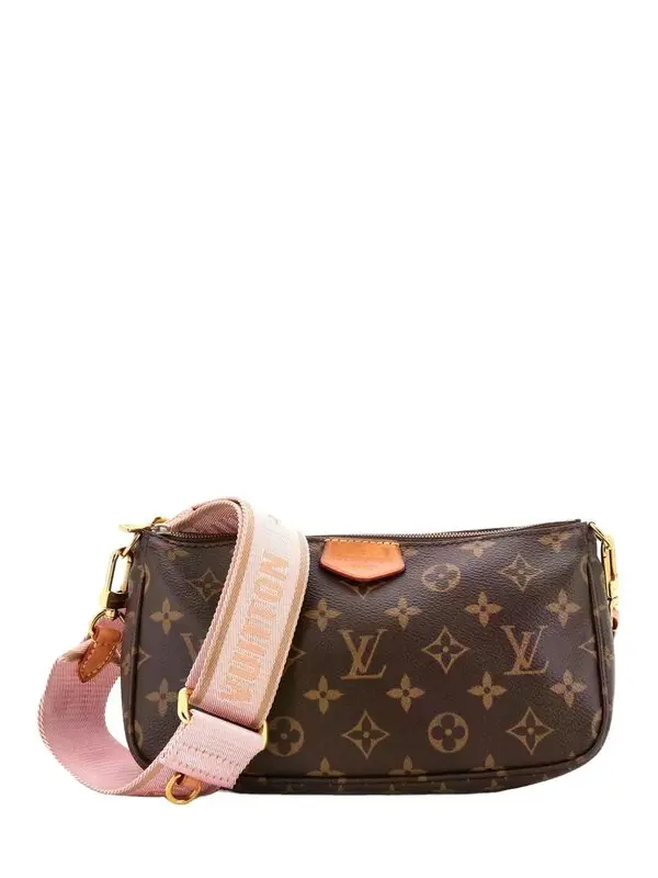 LOUIS VUITTON Multi Pochette Accessoires Monogram Canvas Crossbody Bag - Brown