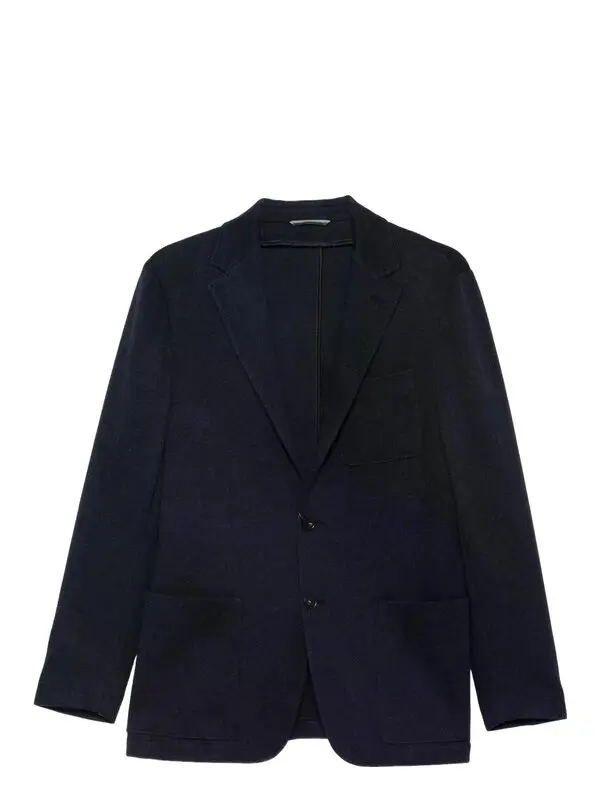 Canali Patch-pocket Two-button Blazer - Blue