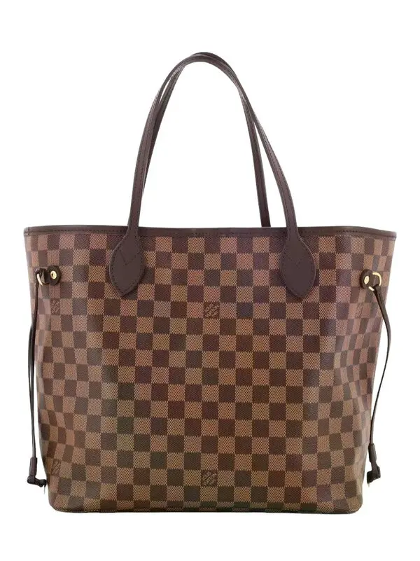 LOUIS VUITTON Neverfull Mm Damier Tote Bag - Brown