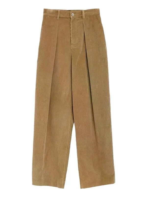 JW Anderson Single-pleat Corduroy Trousers - Neutrals