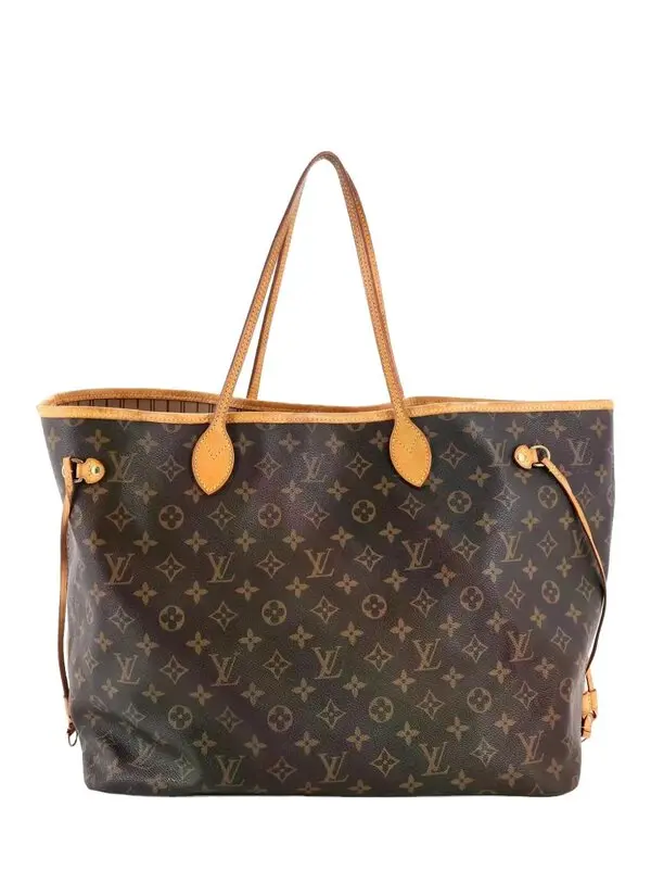 LOUIS VUITTON Neverfull Monogram Canvas Gm Tote Bag - Brown