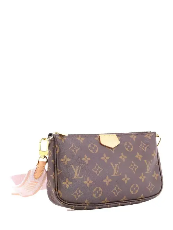 LOUIS VUITTON Multi Pochette Accessoires Monogram Canvas Crossbody Bag - Brown