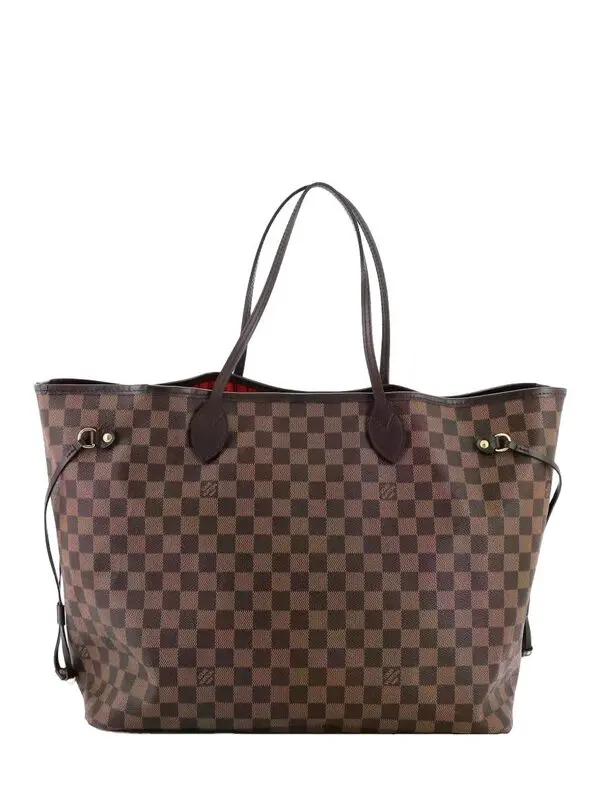 LOUIS VUITTON Neverfull Gm Damier Tote Bag - Brown