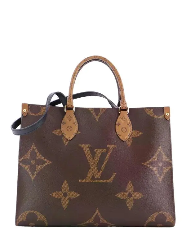 LOUIS VUITTON Onthego Reverse Monogram Giant Mm Tote Bag - Brown