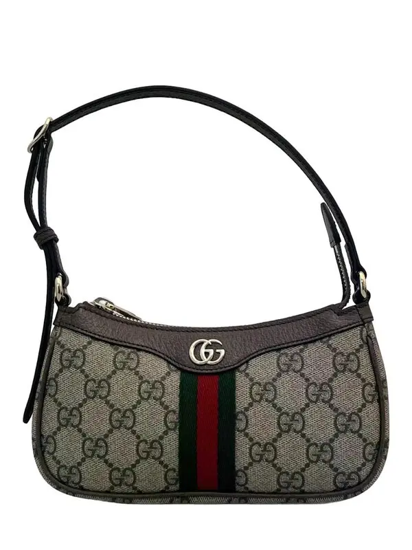 Gucci Ophidia Gg Stripes Mini Bag - Neutrals