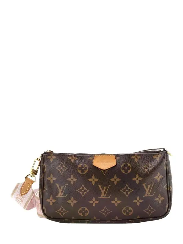 LOUIS VUITTON Multi Pochette Accessoires Monogram Canvas Crossbody Bag - Brown