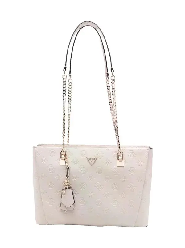 Guess 4g-logo Shoulder Bag - Neutrals