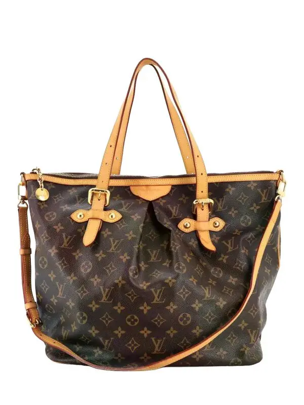 LOUIS VUITTON Palermo Handbag Monogram Canvas Gm Tote - Brown