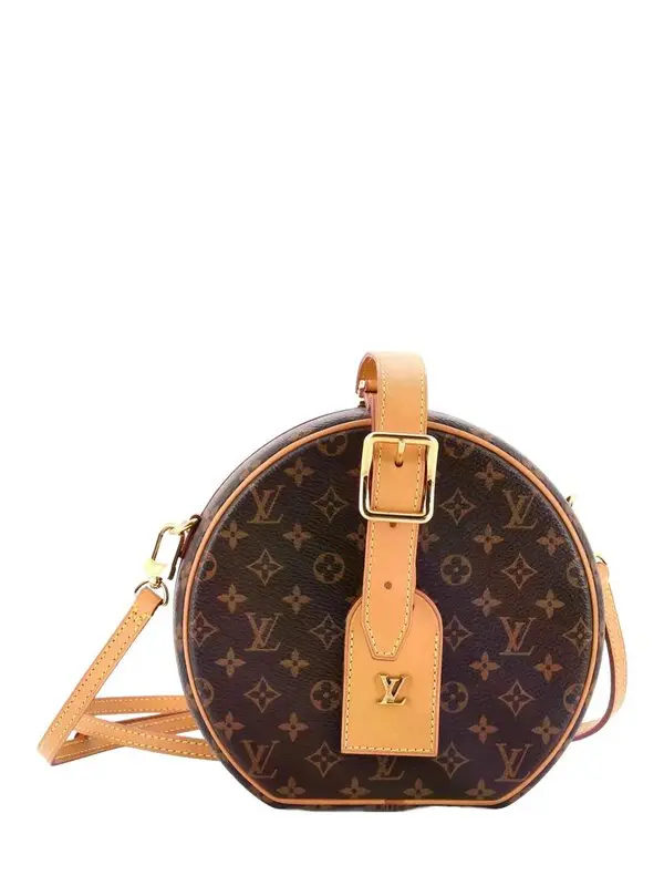 LOUIS VUITTON Petite Boite Chapeau Crossbody Bag - Brown