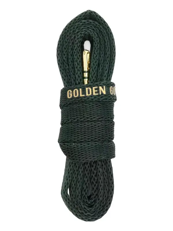 GOLDEN GOOSE Logo-print Shoe Laces - Green