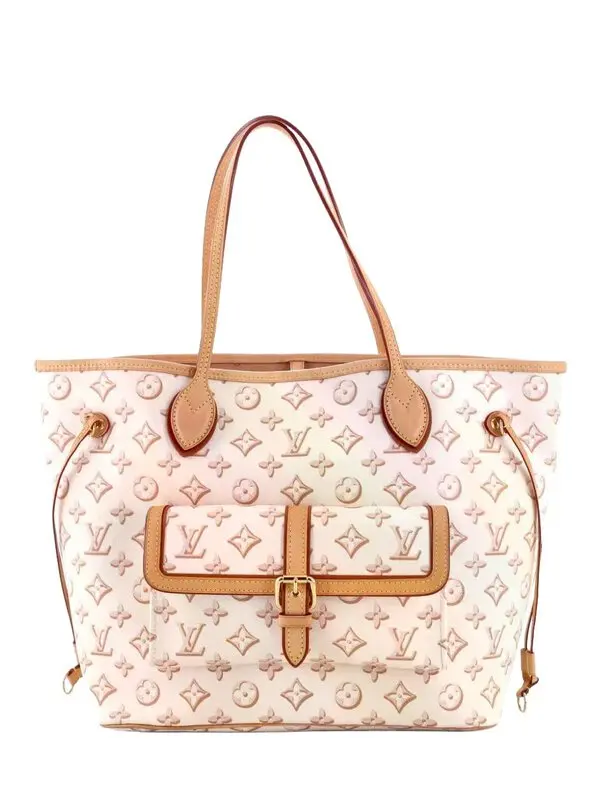 LOUIS VUITTON Neverfull Mm Tote Bag - Neutrals