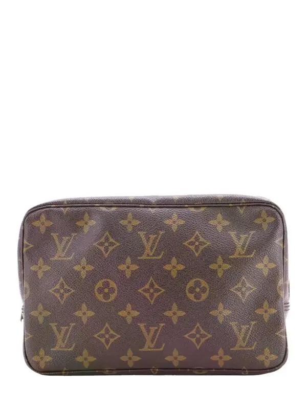 LOUIS VUITTON Trousse Toiletry Monogram Canvas 23 Pouch - Brown