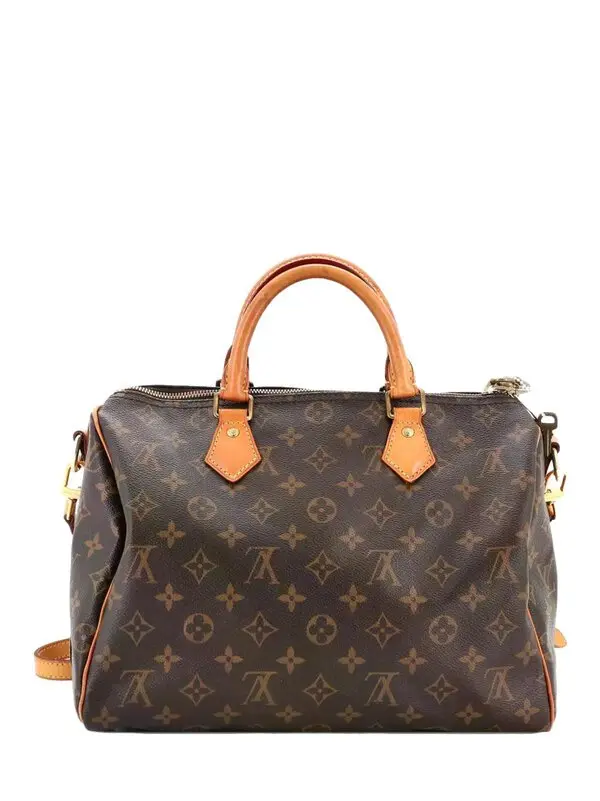 LOUIS VUITTON Speedy Bandouliere 30 Monogram Canvas Shoulder Bag - Brown