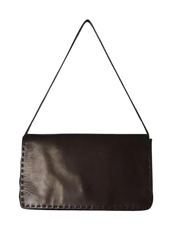 THE ROW Nuance Shoulder Bag - Dark Brown