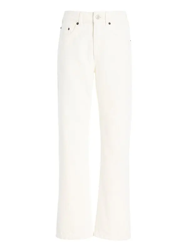 JEANERICA Sisli Cropped Straight-leg Jeans - White