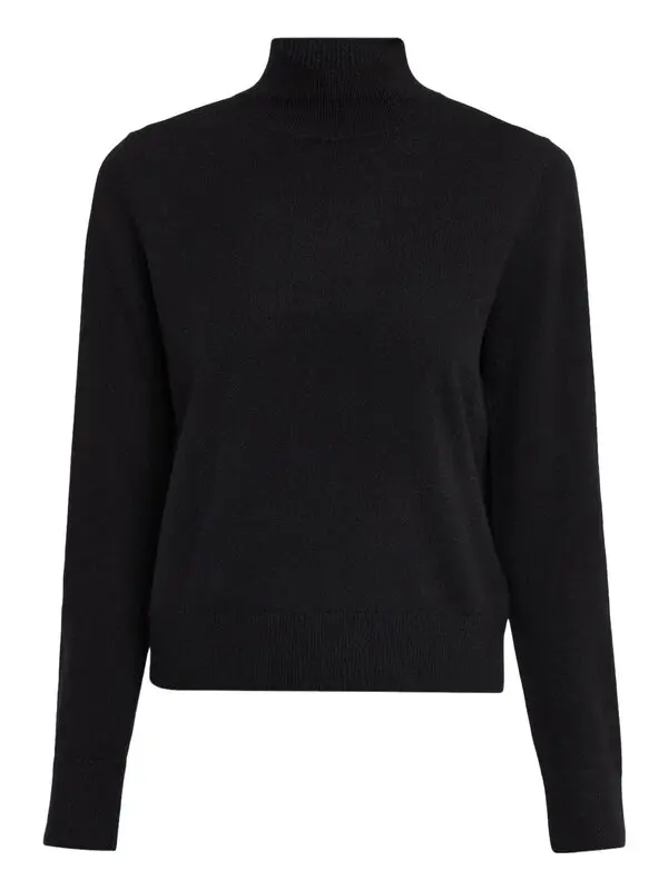 Vince Cashmere Turtleneck Sweater - Black