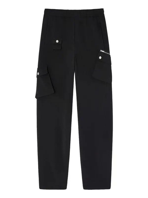 GANNI Cargo-pocket Trousers - Black