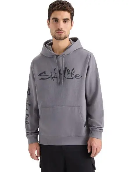 SALT LIFE Voyage Pullover Hoodie - Sleet Grey