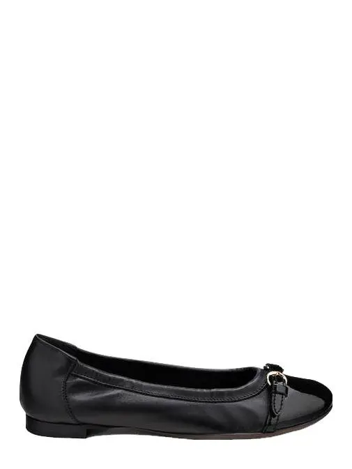 Agl Monika Cap-toe Ballet Flats - Black