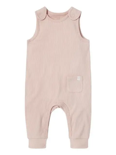MORI Ribbed Romper - Blush