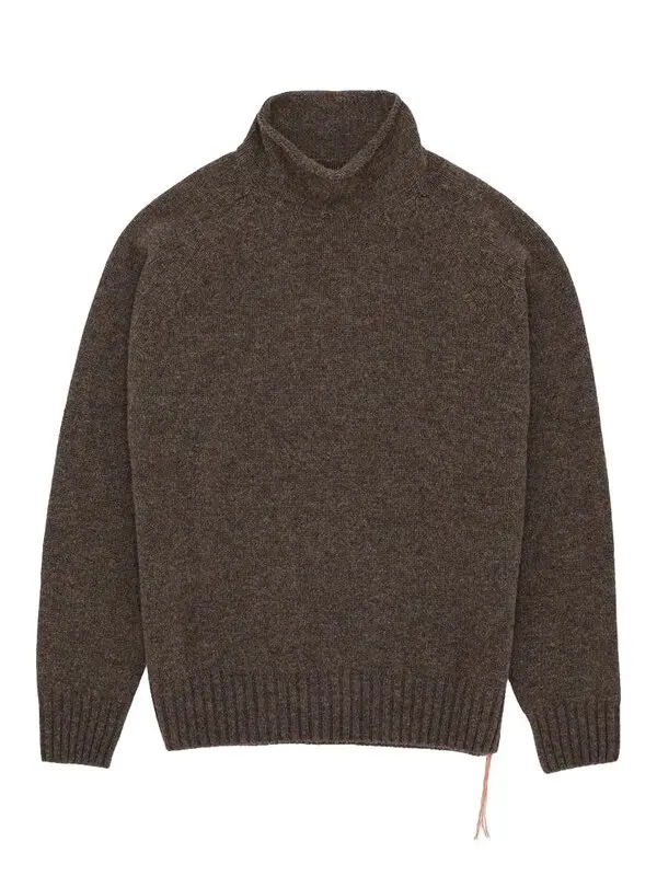 FORTELA Andrew Merino Wool High-neck Sweater - Melange