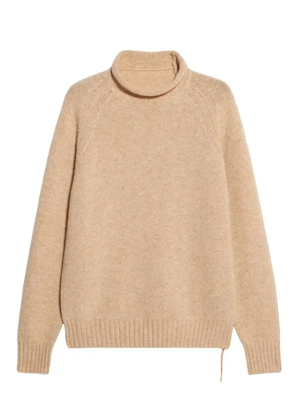 FORTELA Andrew Merino Wool High-neck Sweater - Natural
