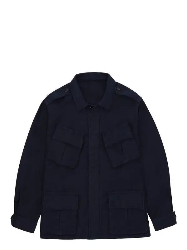 FORTELA Jungle Cotton Pocket Jacket - Blue