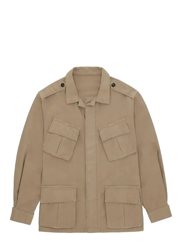FORTELA Jungle Cotton Pocket Jacket - Camel