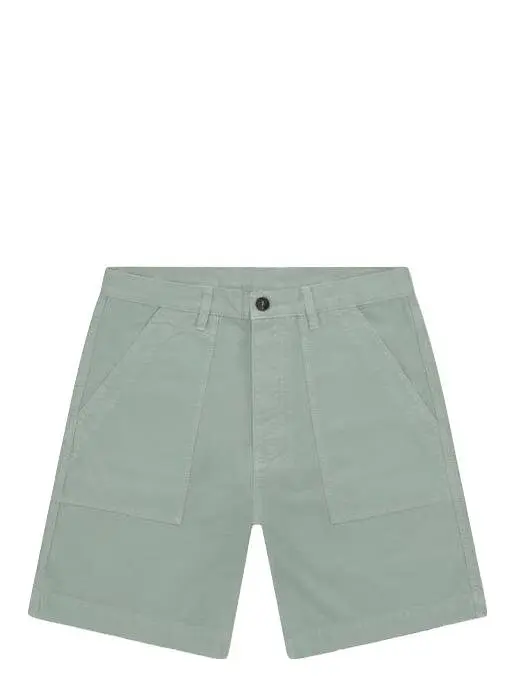 FORTELA Rebel Cotton Pocket Bermuda Shorts - Aqua Green
