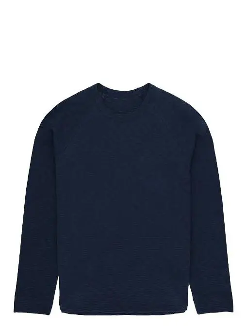 FORTELA Indiana Cotton Long Sleeve T-shirt - Navy Blue