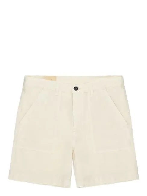 FORTELA Cotton Pocket Bermuda - Off White